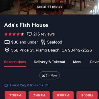 ADA’S FISH HOUSE - Updated November 2024 - 1746 Photos & 1652 Reviews ...