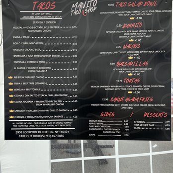 MANITO TACO SHOP - 61 Photos & 66 Reviews - 3958 Lockport Olcott Rd ...