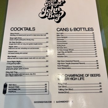 GOODNIGHT JOHN BOY - Updated January 2025 - 70 Photos & 61 Reviews - 16 ...