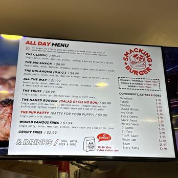 SMACKING BURGER - Updated March 2025 - 131 Photos & 55 Reviews - 51-63 ...