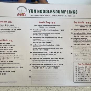 YUN NOODLE & DUMPLINGS - Updated November 2024 - 357 Photos & 122 ...