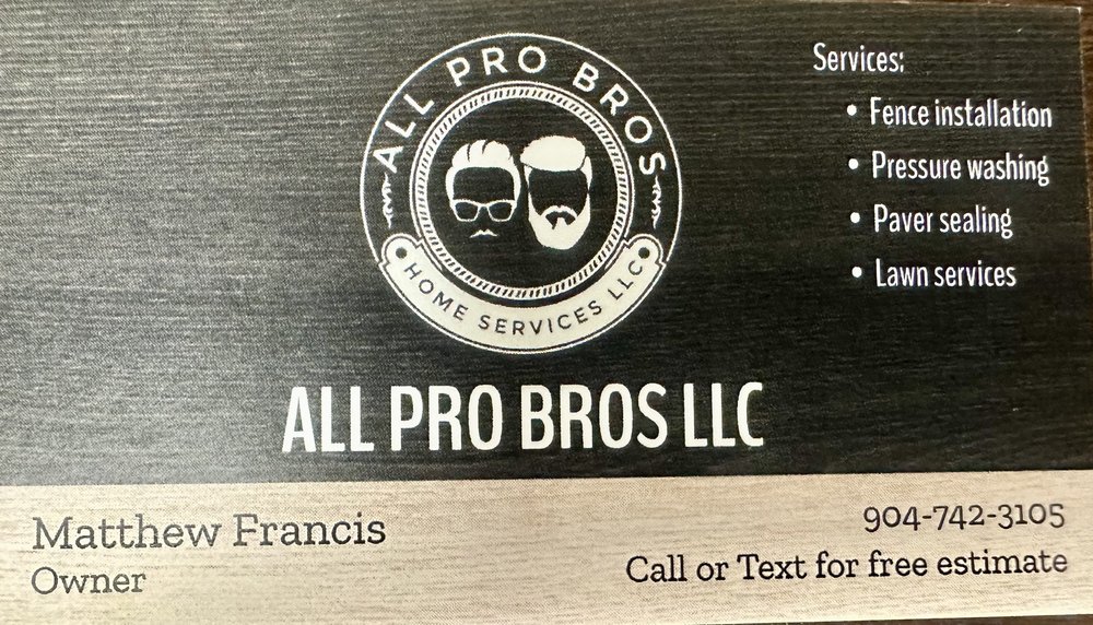 ALL PRO BROS - Updated January 2025 - 10 Photos - Jacksonville, Florida - Pressure Washers ...