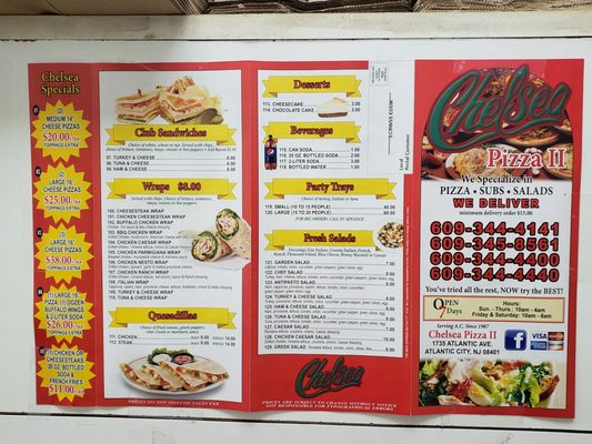 CHELSEA PIZZA II - 55 Photos & 67 Reviews - 1735 Atlantic Ave, Atlantic ...