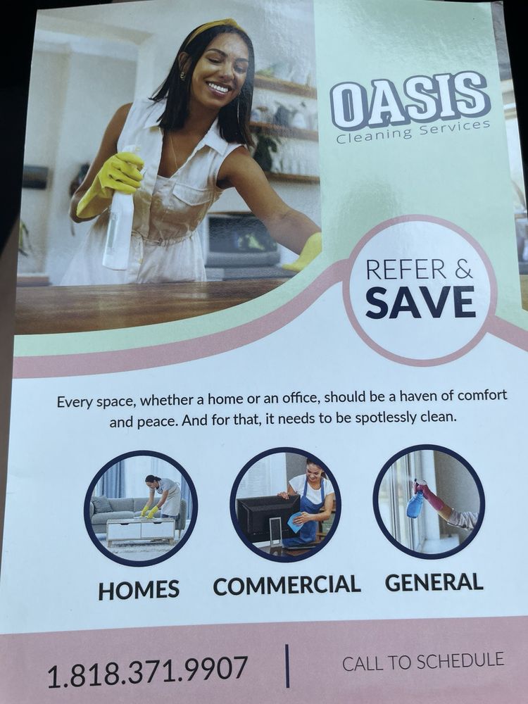 OASIS CLEANING SERVICES - Updated August 2024 - San Fernando Valley, California - Home Cleaning ...