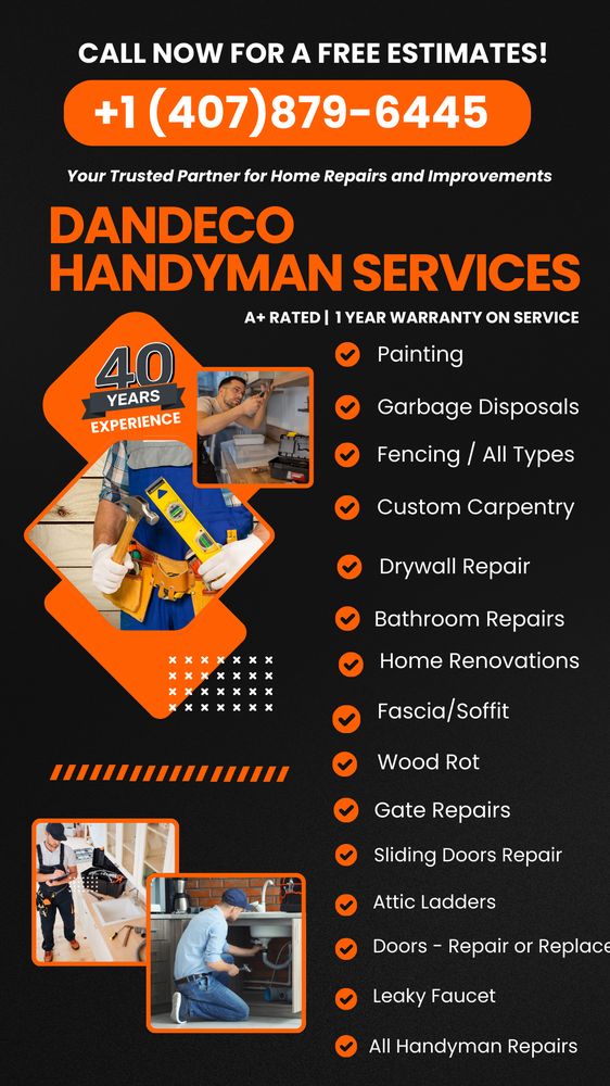 DANDECO HANDYMAN EXPRESS - Updated June 2025 - Orlando, Florida - Handyman - Phone Number - Yelp