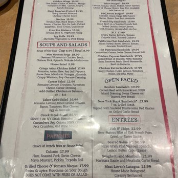 River cafe menu store