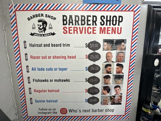 WHO’S NEXT BARBER SHOP - Updated April 2026 - 20 Photos & 15 Reviews ...