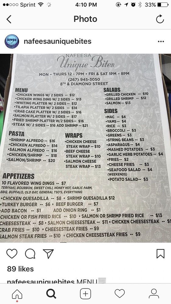 NAFEESA UNIQUE BITES - Updated October 2025 - 11 Reviews - 8th ...