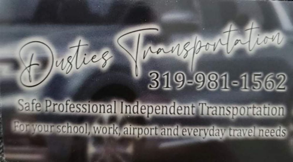 DUSTIES TRANSPORTATIONS - Updated December 2025 - Cedar Rapids, Iowa ...