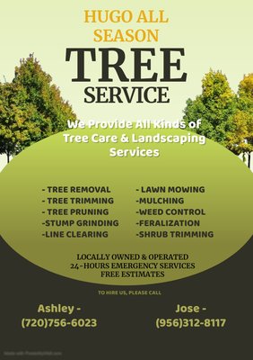 HUGO ALL SEASON TREE SERVICES - Updated December 2024 - Request a Quote ...