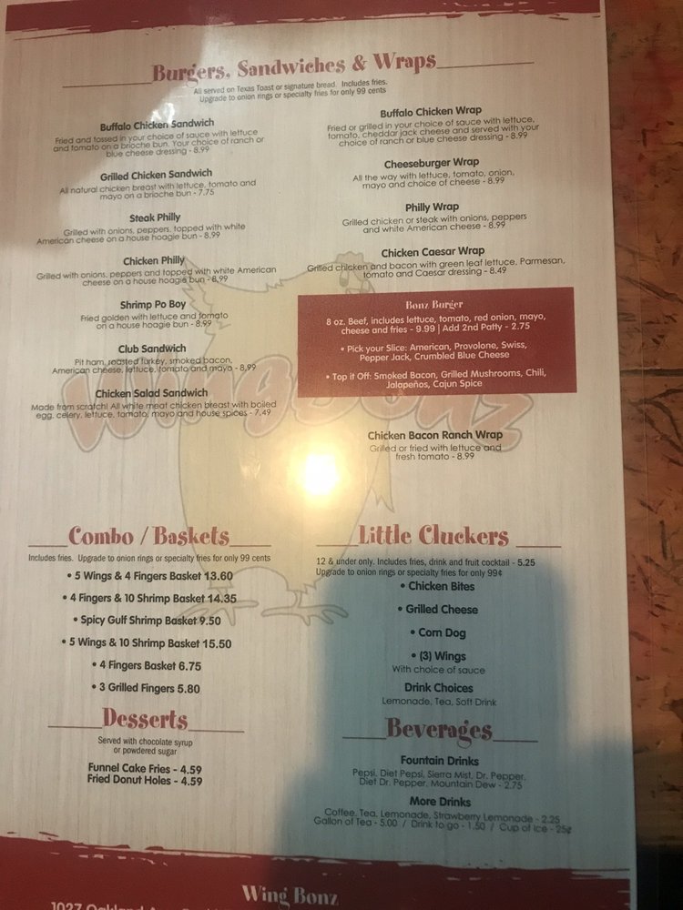 WINGBONZ - 11 Reviews - 1027 Oakland Ave, Rock Hill, South Carolina ...