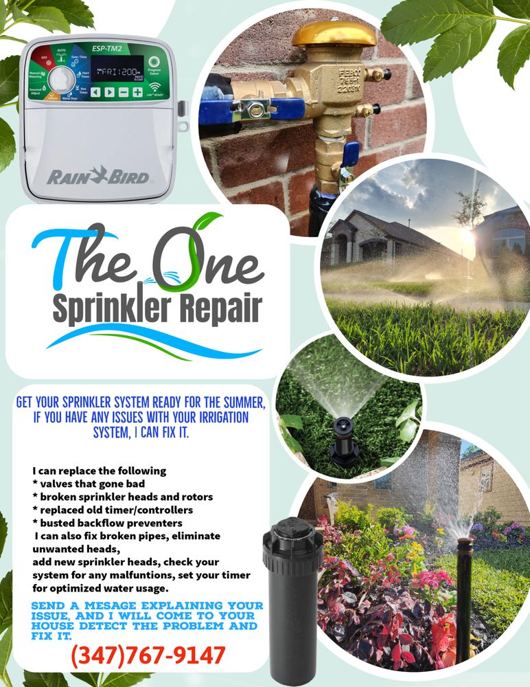 THE ONE SPRINKLER REPAIR - Updated May 2024 - Request a Quote - 11 ...