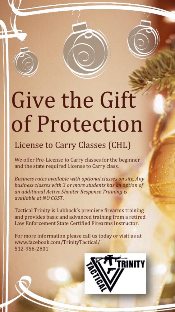 TACTICAL TRINITY - Updated January 2025 - 2650 34th St, Lubbock, Texas ...