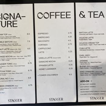 STAGGER COFFEE - Updated September 2025 - 1209 Photos & 580 Reviews ...