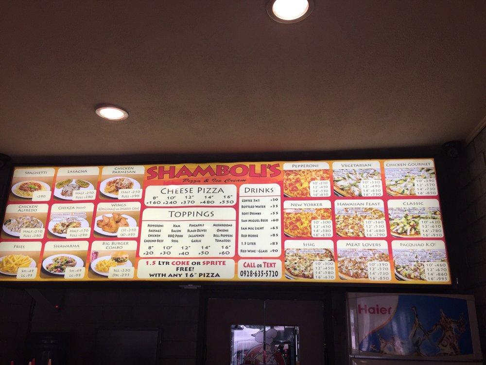 SHAMBOLI’S PIZZA - Updated December 2025 - Moselle, RH 5 Subic Baraca ...