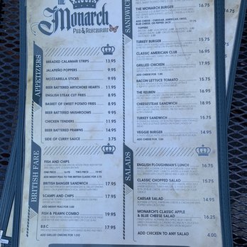 THE MONARCH PUB & RESTAURANT - Updated October 2024 - 208 Photos & 282 ...