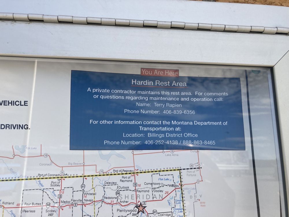 HARDIN REST STOP I-90 WESTBOUND - Updated May 2025 - I-90, Hardin ...