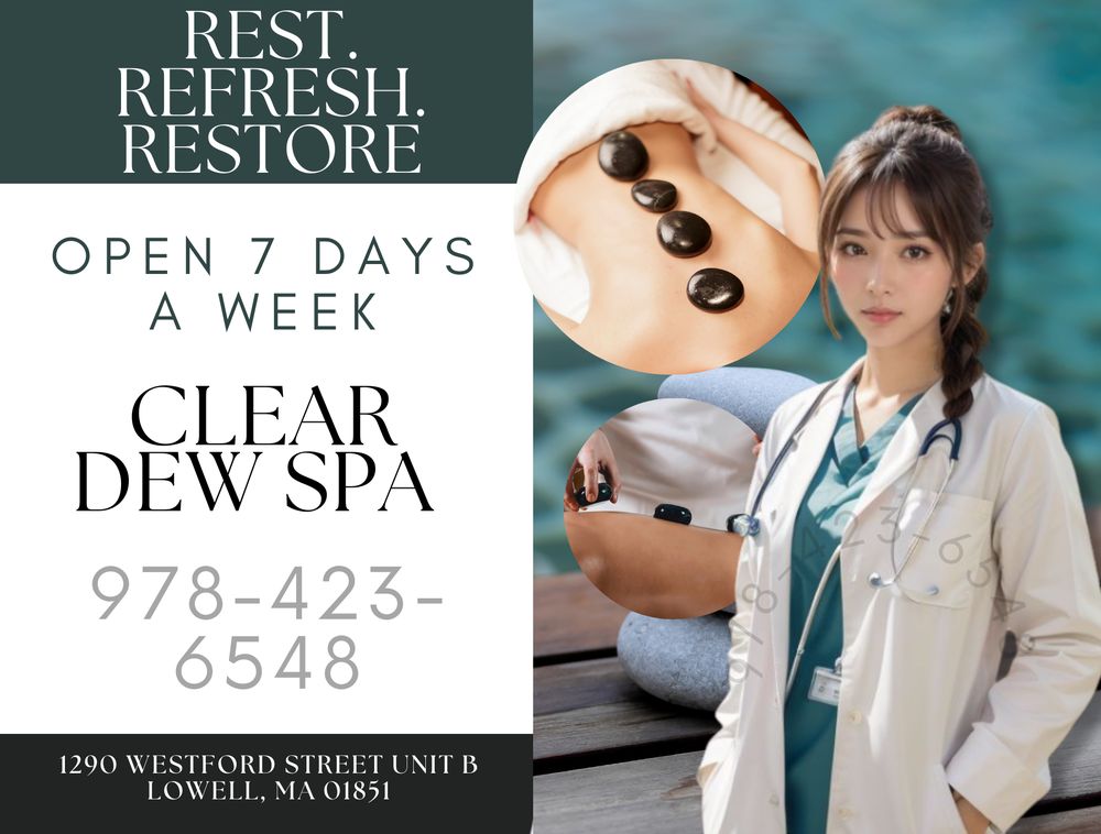 CLEAR DEW SPA - Updated January 2026 - 1290 Westford St, Lowell ...