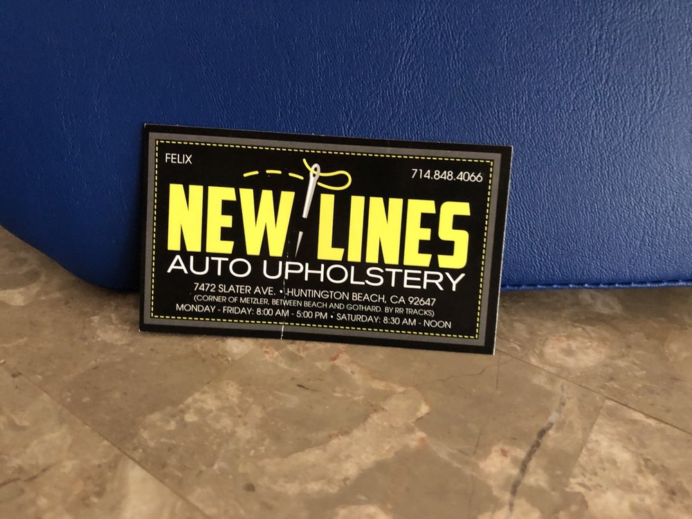 NEW LINES AUTO UPHOLSTERY - Updated July 2024 - 103 Photos & 46 Reviews ...