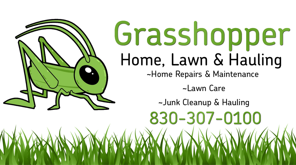 GRASSHOPPER HOME, LAWN & HAULING - Fredericksburg, Texas - Junk Removal ...