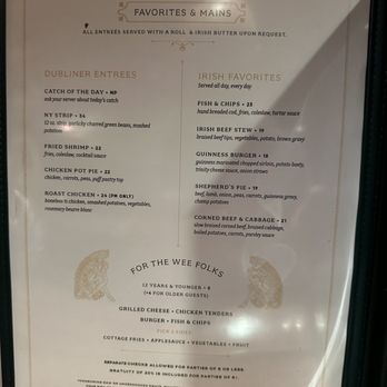 DUBLINER RESTAURANT & PUB - Updated June 2024 - 563 Photos & 817 ...