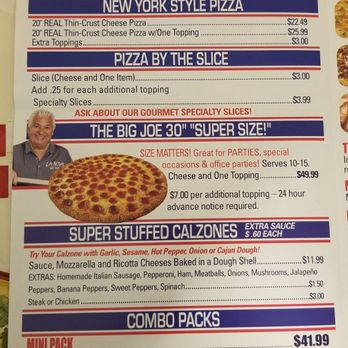 La nova menu store