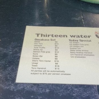 THIRTEEN WATER - Updated January 2025 - 1639 Photos & 238 Reviews - 208 ...
