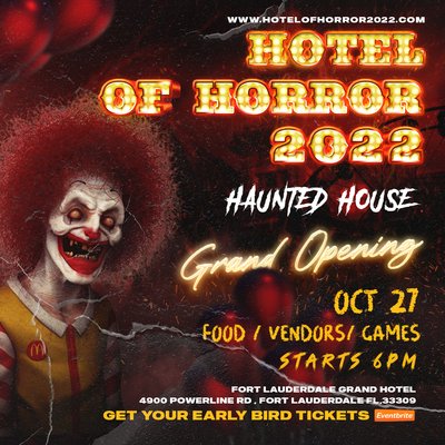 HOTEL OF HORROR 2022 - Updated October 2025 - 4900 Powerline Rd, Fort ...