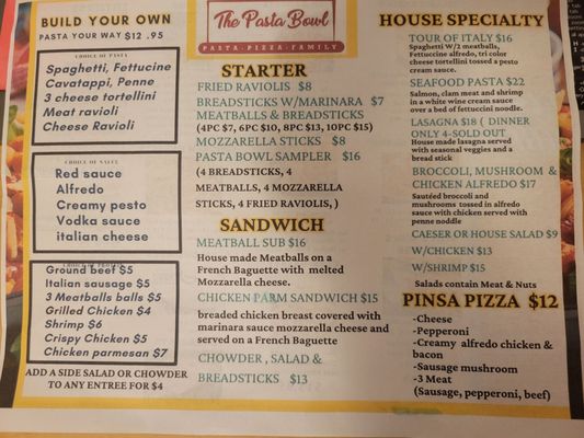 THE PASTA BOWL - 23 Reviews - 1780 N National Ave, Chehalis, Washington ...