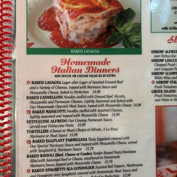 GONDOLIER ITALIAN RESTAURANT AND PIZZA - Updated December 2024 - 317 ...