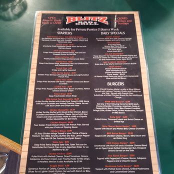 BLITZ BAR & GRILL - Updated December 2025 - 111 Photos & 88 Reviews ...