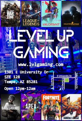 LEVEL UP GAMING - Updated March 2025 - 32 Photos & 33 Reviews - 1301 E ...