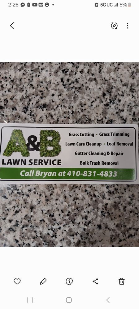 A&B LAWNSERVICE - Updated May 2024 - Request a Quote - Halethorpe ...
