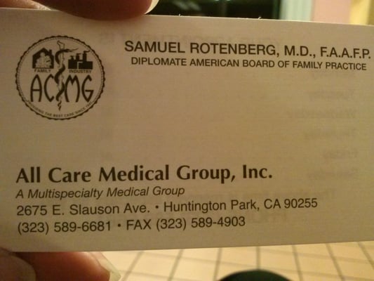 ALL CARE MEDICAL GROUP - Updated October 2025 - 17 Reviews - 2675 E ...