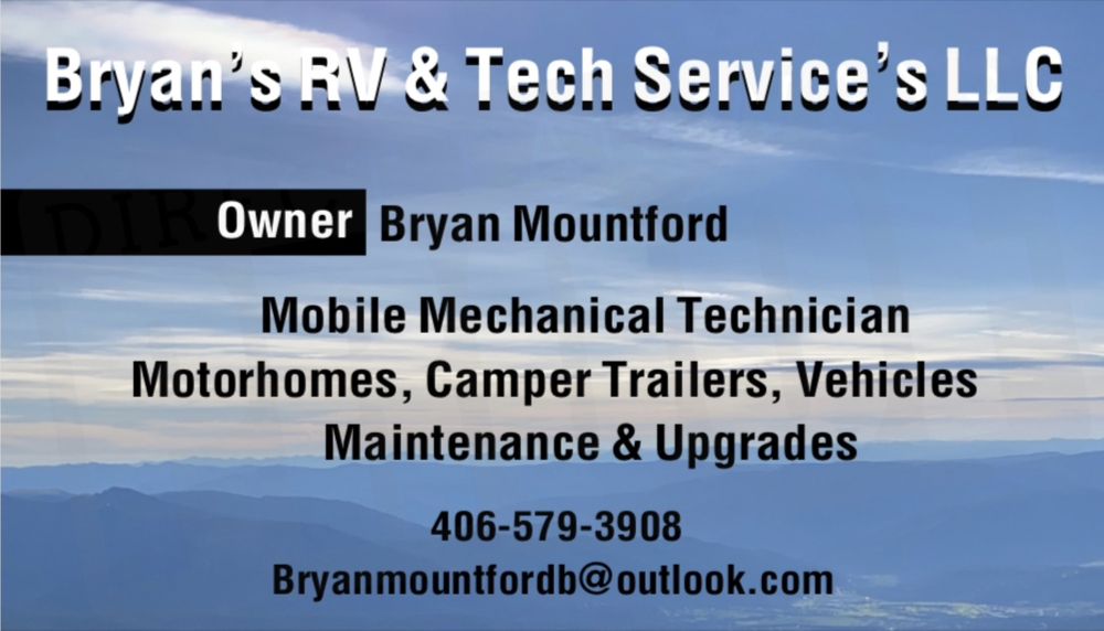 BRYAN’S RV &TECH SERVICE’S - Updated May 2024 - Belgrade, Montana - RV ...