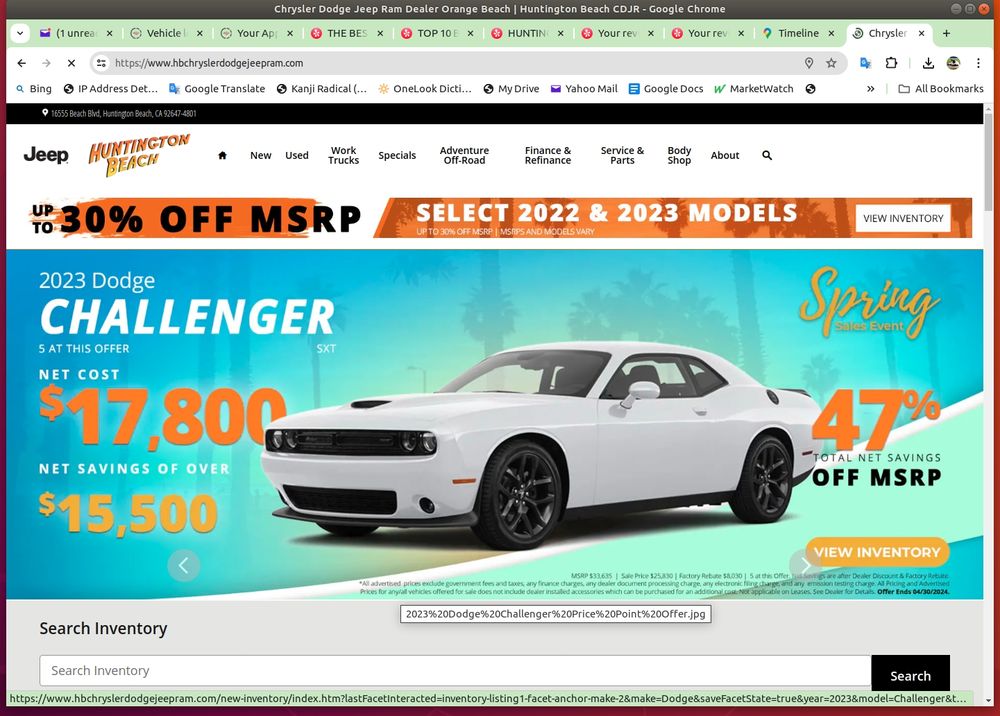 HUNTINGTON BEACH CHRYSLER DODGE JEEP RAM - Updated January 2026 - 1788 ...