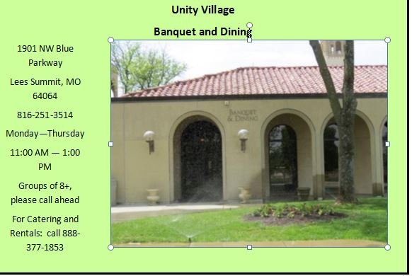UNITY BANQUET AND DINING - Updated July 2025 - 1901 NW Blue Pkwy, Unity ...