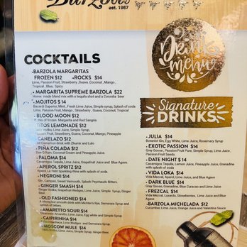 BARZOLA RESTAURANT - Updated August 2025 - 161 Photos & 233 Reviews ...