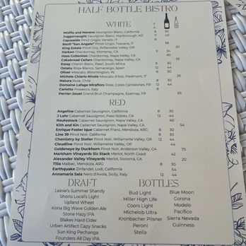 HALF BOTTLE BISTRO - Updated November 2025 - 54 Photos & 21 Reviews ...