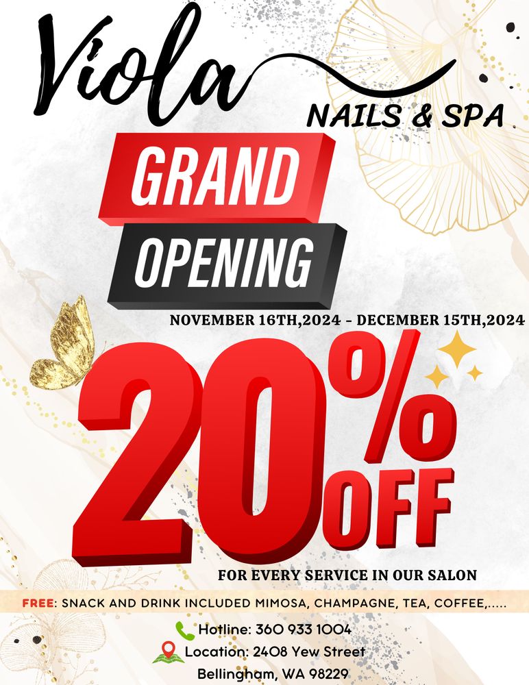 VIOLA NAIL & SPA - Updated April 2025 - Request an Appointment - 2408 ...