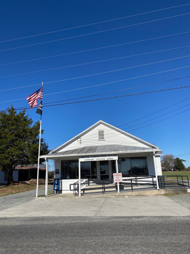 USPS FARNHAM - 193 Cedar Grove Rd, Farnham, Virginia - Post Offices ...