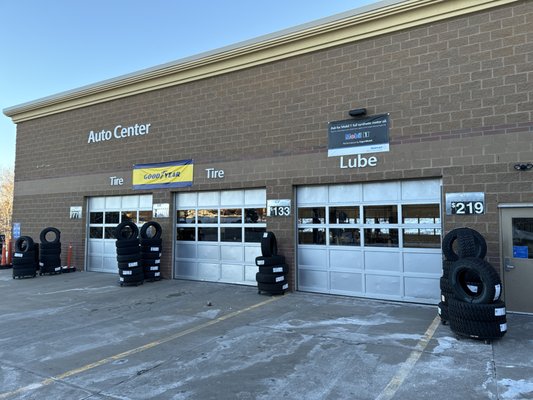 Walmart tire repair store