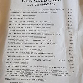 GUN CLUB CAFE - Updated October 2024 - 165 Photos & 146 Reviews - 4631 ...