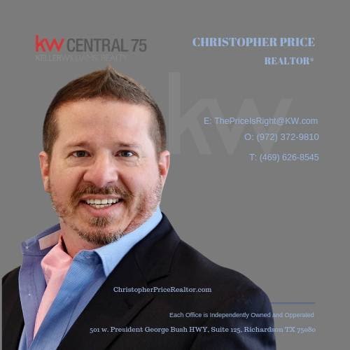 CHRISTOPHER PRICE - KELLER WILLIAMS REAL ESTATE - Updated December 2025 - 501 W President George ...