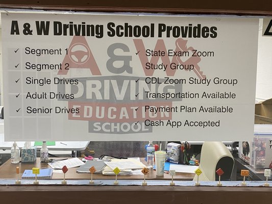 A&W DRIVING EDUCATION SCHOOL - Updated May 2026 - 10 Photos - 21700 ...