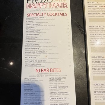 PREZZO - Italian Restaurant in Boca Raton, Florida at 5560 N Military ...