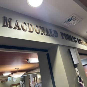 MACDONALD PUBLIC LIBRARY - Updated October 2025 - 36480 Main St, New ...