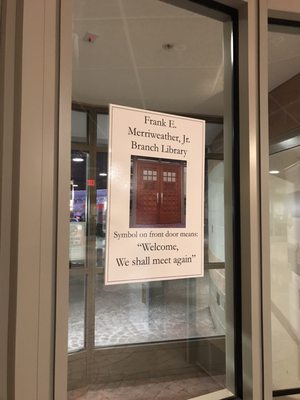 FRANK E MERRIWEATHER, JR LIBRARY - Updated January 2026 - 14 Photos ...