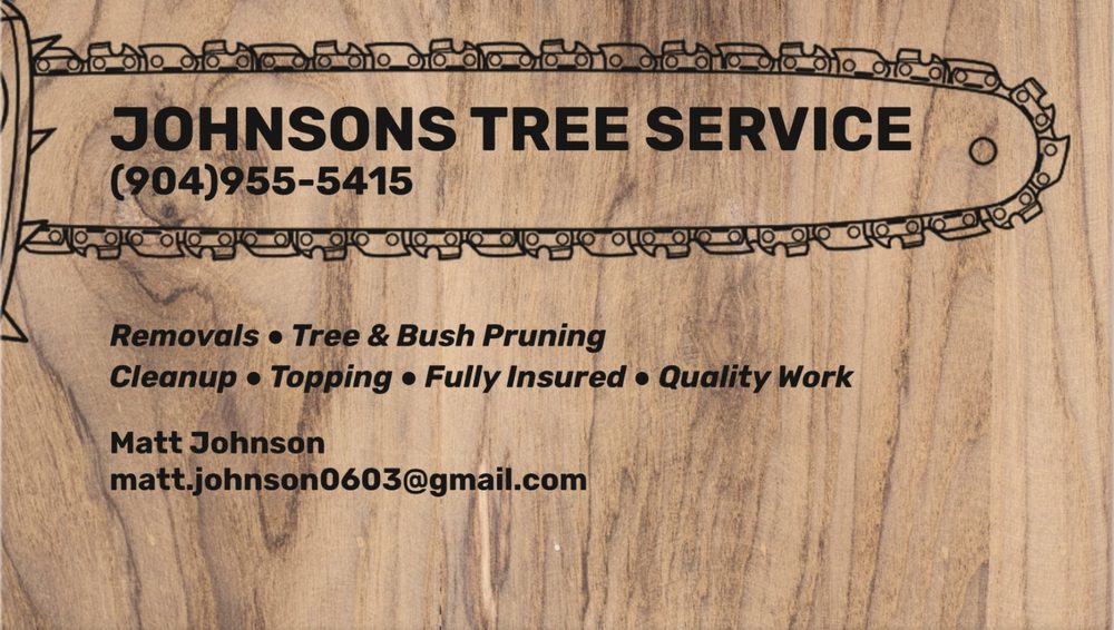 JOHNSONS TREE SERVICE - Updated September 2025 - Request a Quote ...