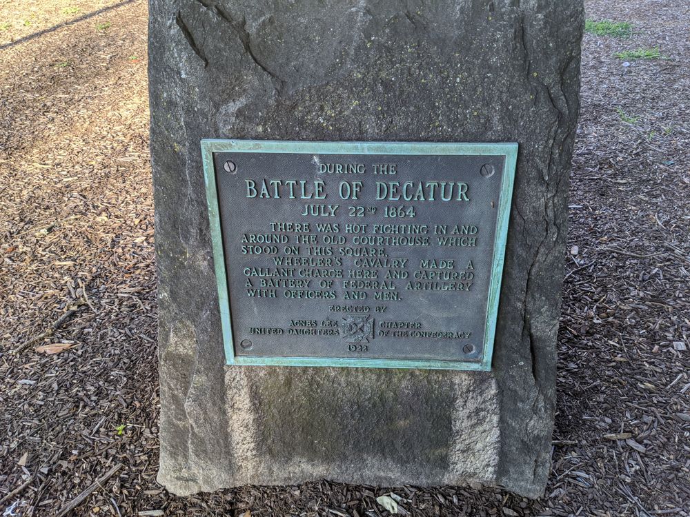 BATTLE OF DECATUR HISTORIC MARKER - 556 N McDonough St, Decatur, GA - Yelp